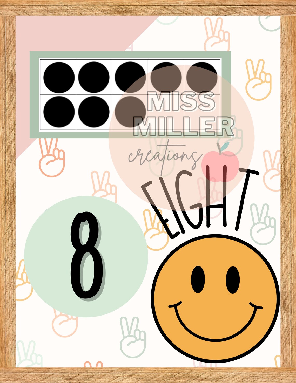 Groovy Boho Classroom Number Posters - Etsy