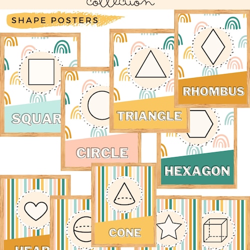 Modern Boho Rainbow Classroom Complete Bundle editable - Etsy