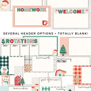 Modern Christmas Google Slides Templates - Etsy
