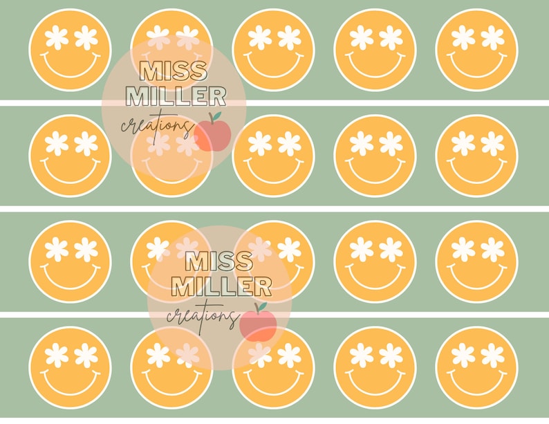 Retro Rainbow Bulletin Board Borders - Etsy