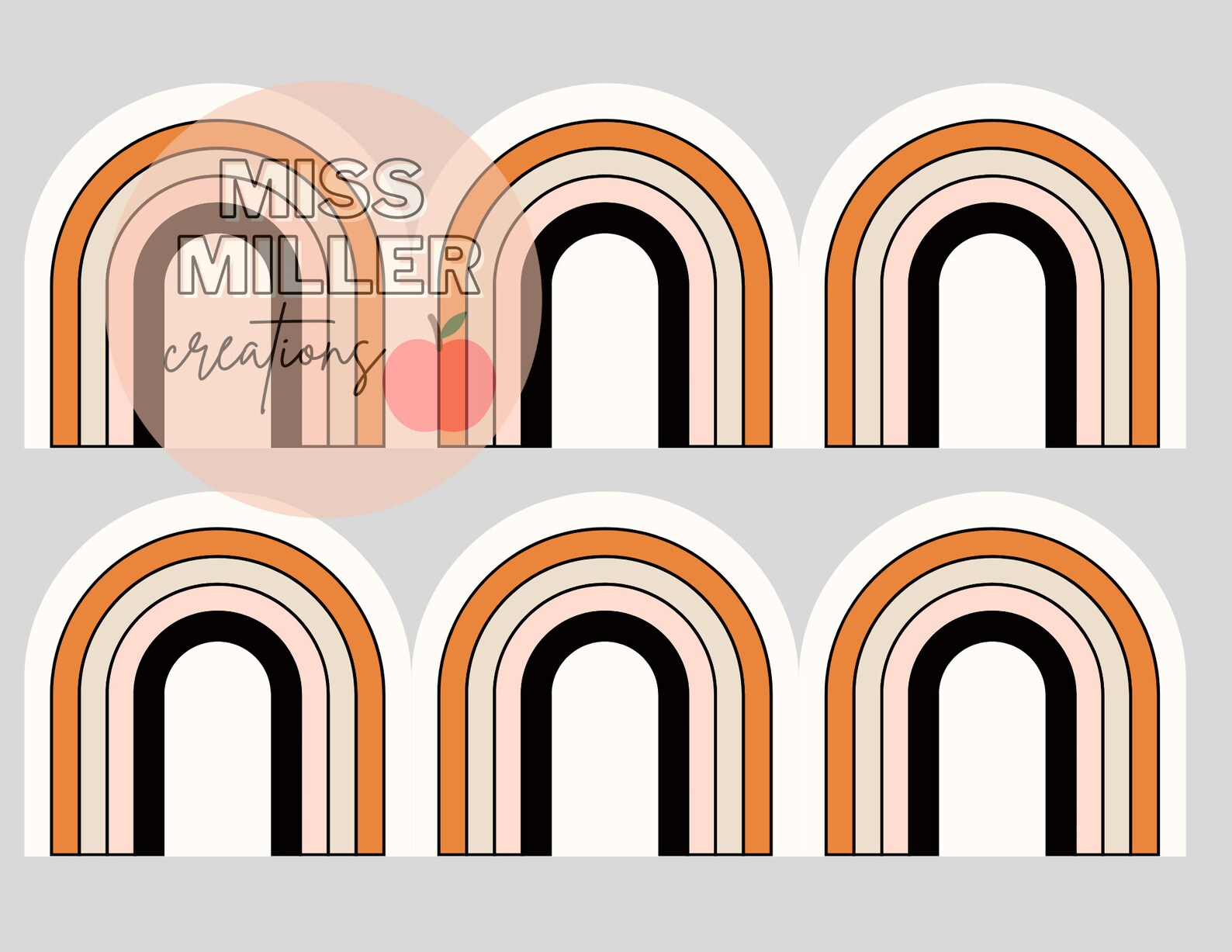 Boho Halloween Bulletin Board Borders - Etsy