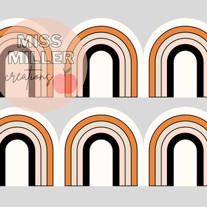 Boho Halloween Bulletin Board Borders - Etsy