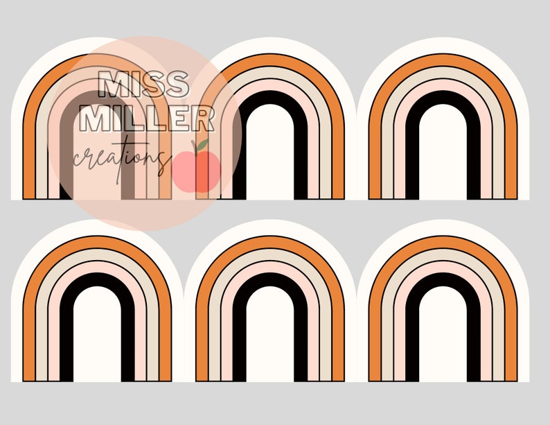 Boho Halloween Bulletin Board Borders - Etsy