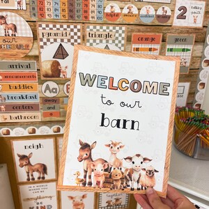 Farm Friends Complete Classroom Collection [editable] - Etsy