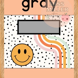 Groovy Boho Classroom Color Posters - Etsy