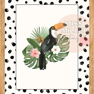 Boho Tropics Classroom Decor Posters - Etsy