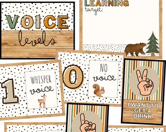BOHO Classroom Rules Posters L Editable - Etsy