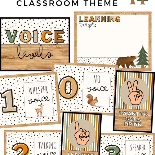 EDITABLE Woodland Animal Classroom Birthday Display Primary - Etsy