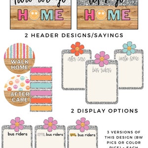 Groovy Glitter Dismissal Chart - Etsy