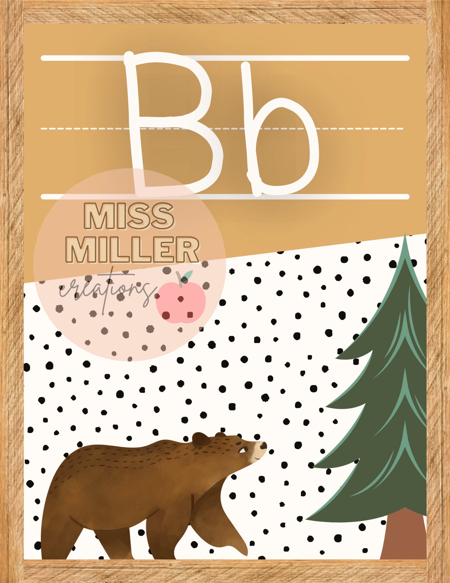 Woodland Classroom Alphabet Posters editable | Etsy