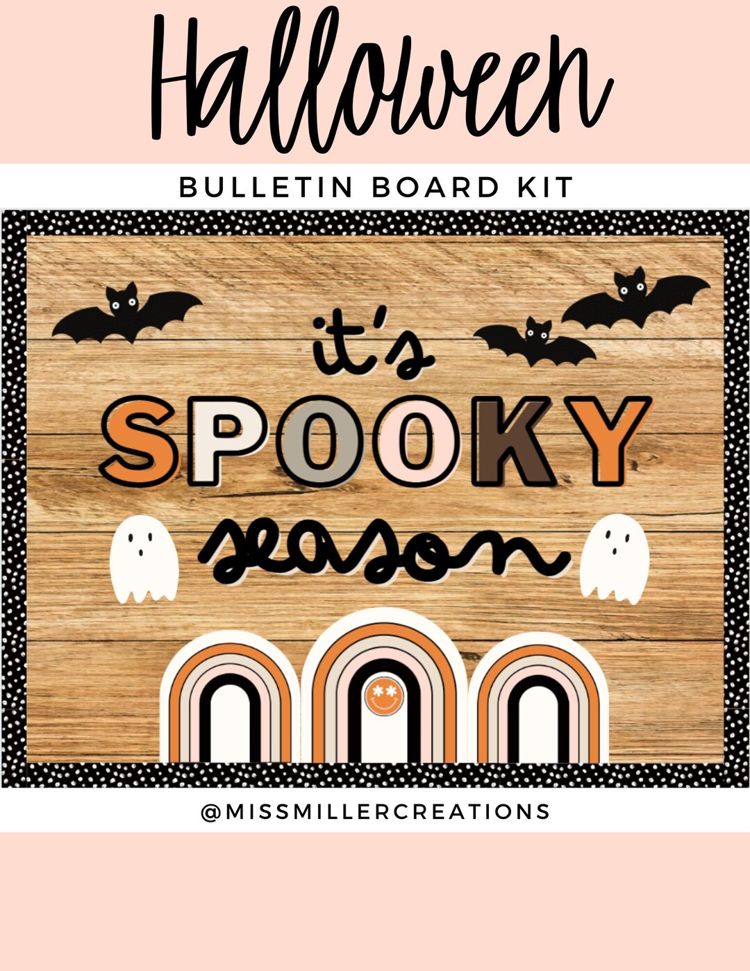 Spooky Season Bulletin Board Kit [halloween] [holiday] [classroom Decor ...