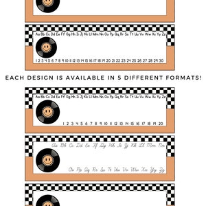 Groovy Vintage Desk Plates - Etsy