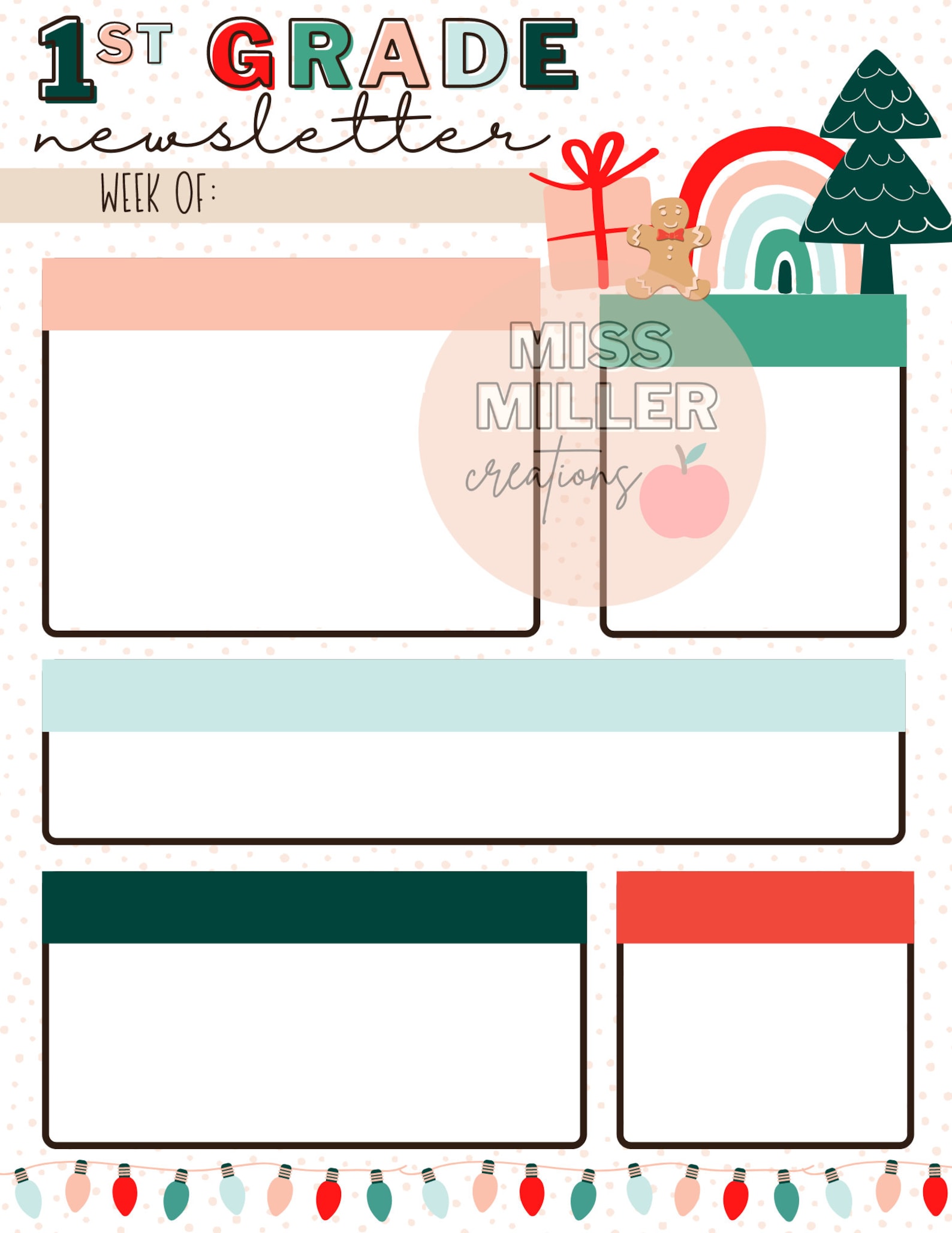 Christmas /december Weekly Newsletter - Etsy