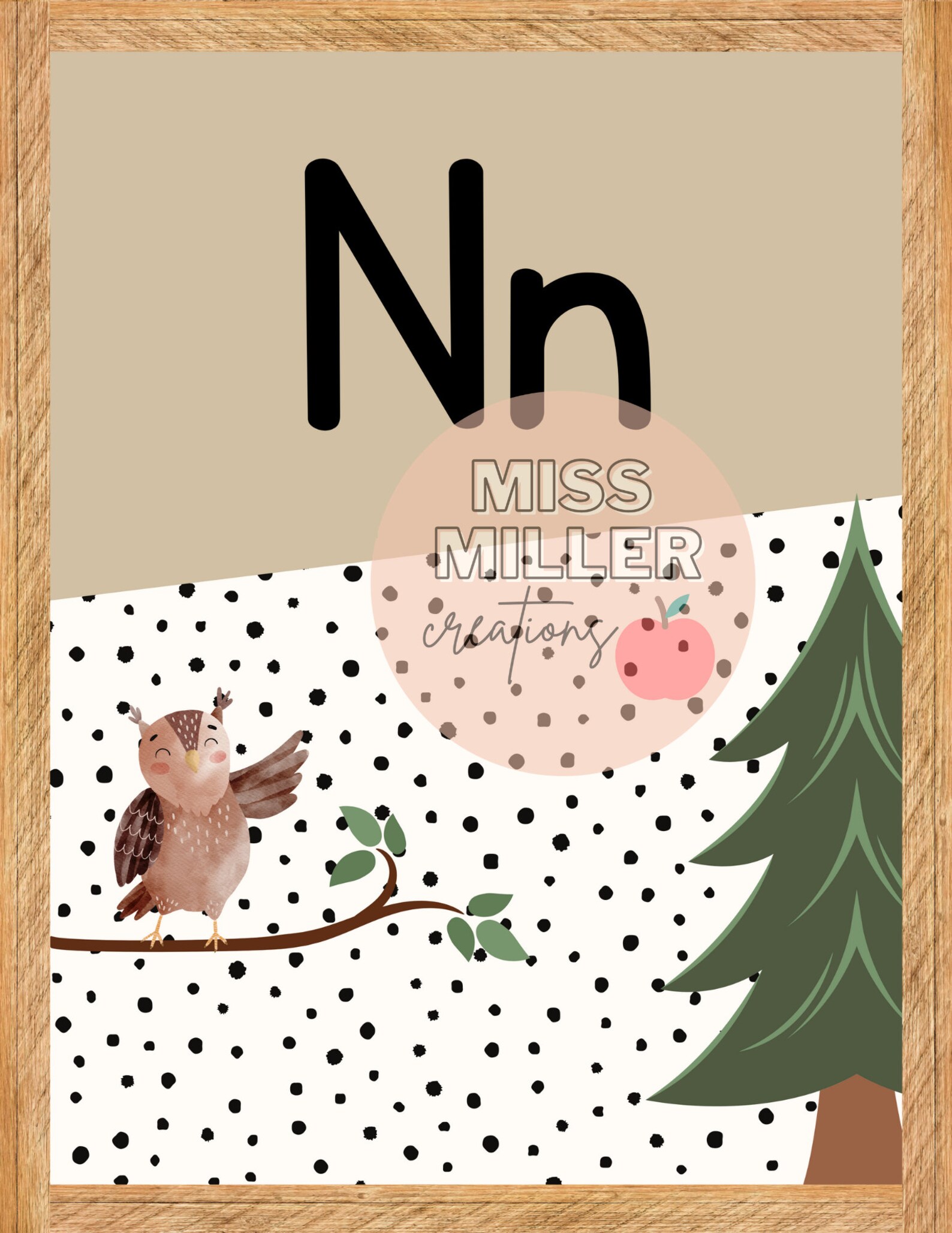 Woodland Classroom Alphabet Posters - Etsy