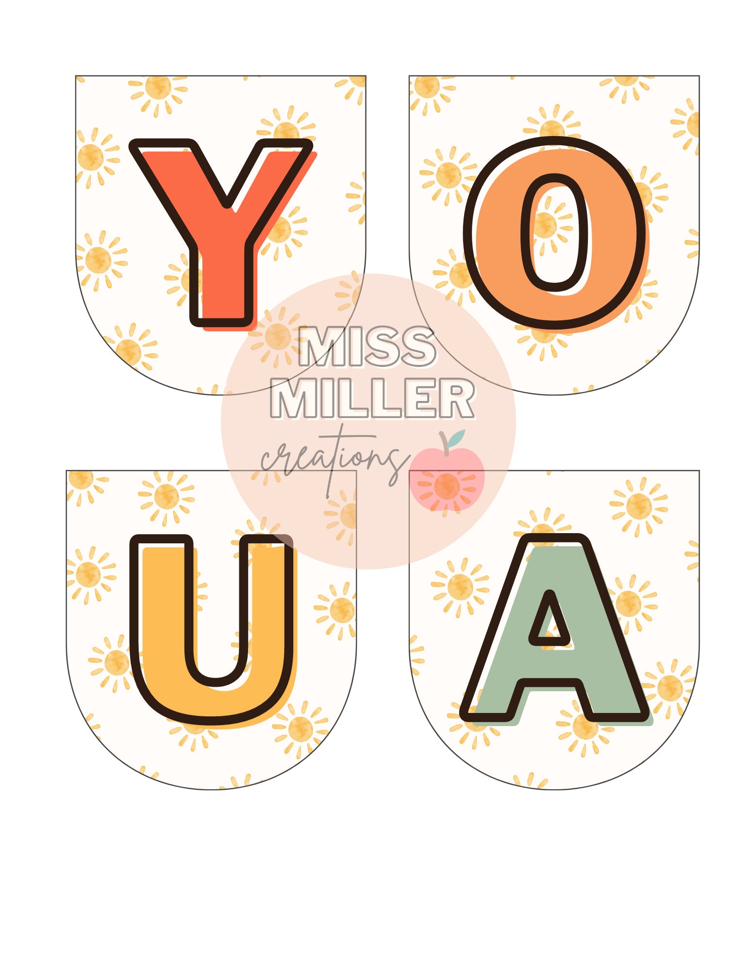 Retro Rainbow Affirmation Station - Etsy
