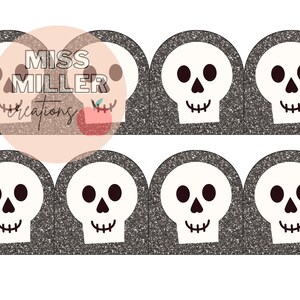 Boho Halloween Bulletin Board Borders - Etsy
