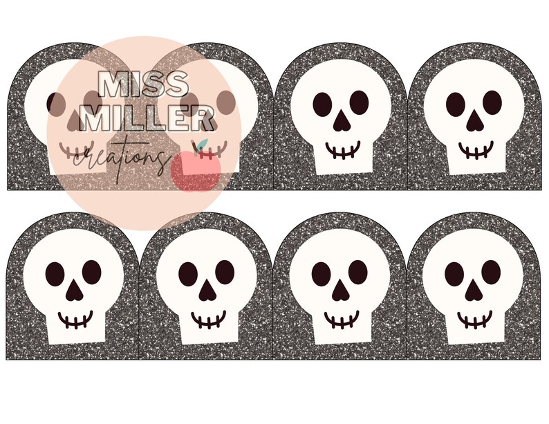 Boho Halloween Bulletin Board Borders - Etsy