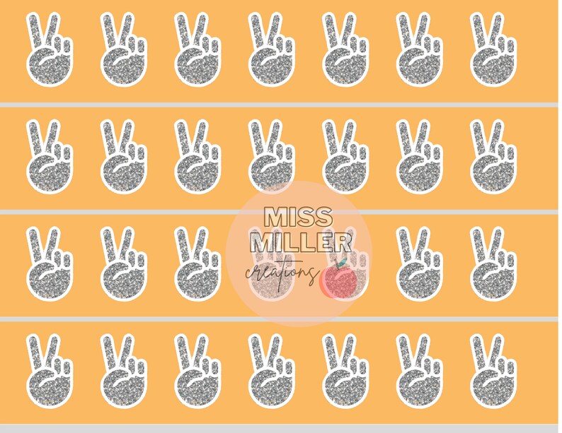 Groovy Glitter Bulletin Board Borders Pack - Etsy