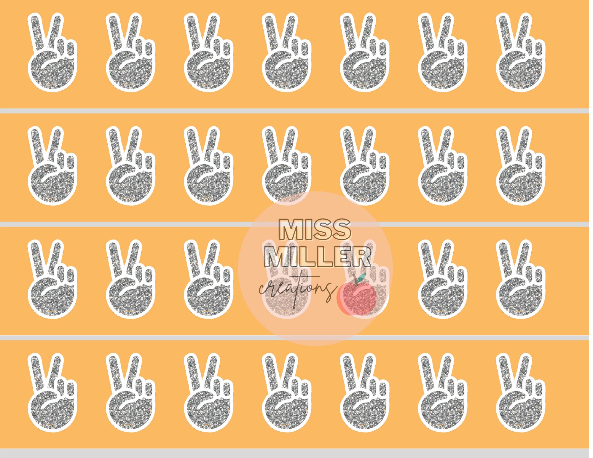 Groovy Glitter Bulletin Board Borders Pack - Etsy