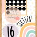 Pastel Boho Rainbow Classroom Number Posters - Etsy