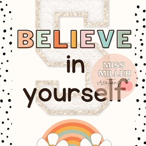 Groovy Boho Class Rules Posters - Etsy