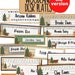 Woodland Desk Plates/name Tags editable - Etsy