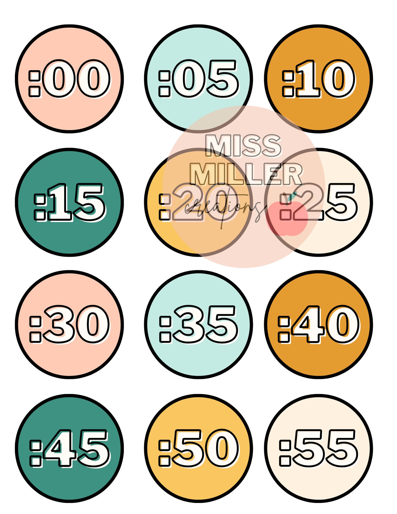 Modern Boho Rainbow Classroom Math Displays - Etsy