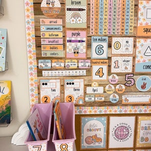 Groovy Pastel Complete Classroom Collection [editable] - Etsy