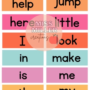 Groovy Glitter Word Wall [editable] - Etsy