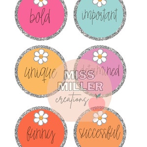 Groovy Glitter Affirmation Station - Etsy