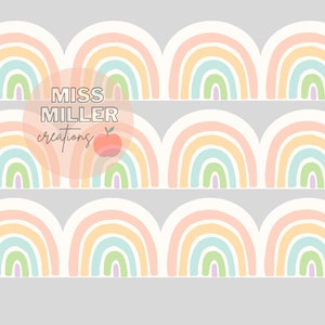 Boho Spring Bulletin Board Borders - Etsy