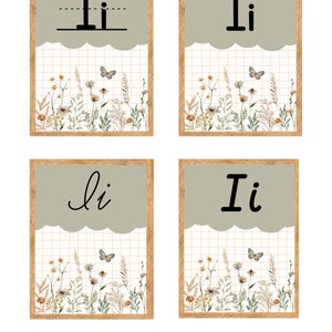 Wildflower Fields Classroom Alphabet Posters - Etsy