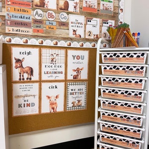 Farm Friends Complete Classroom Collection [editable] - Etsy