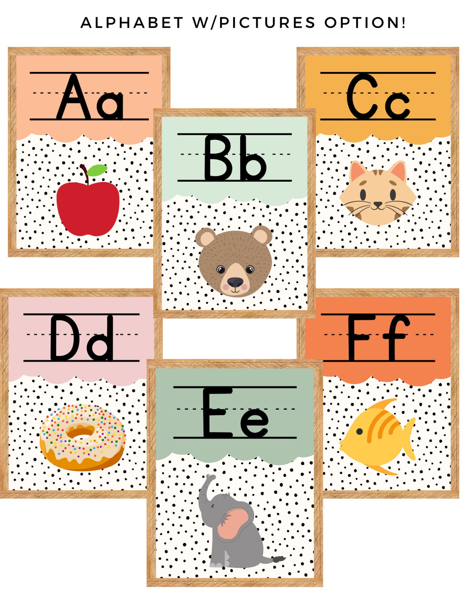 Groovy Boho Classroom Alphabet - Etsy