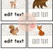 Woodland Classroom Labels [editable] - Etsy