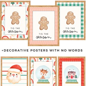 Modern Christmas Classroom Decor Pack V.2 - Etsy