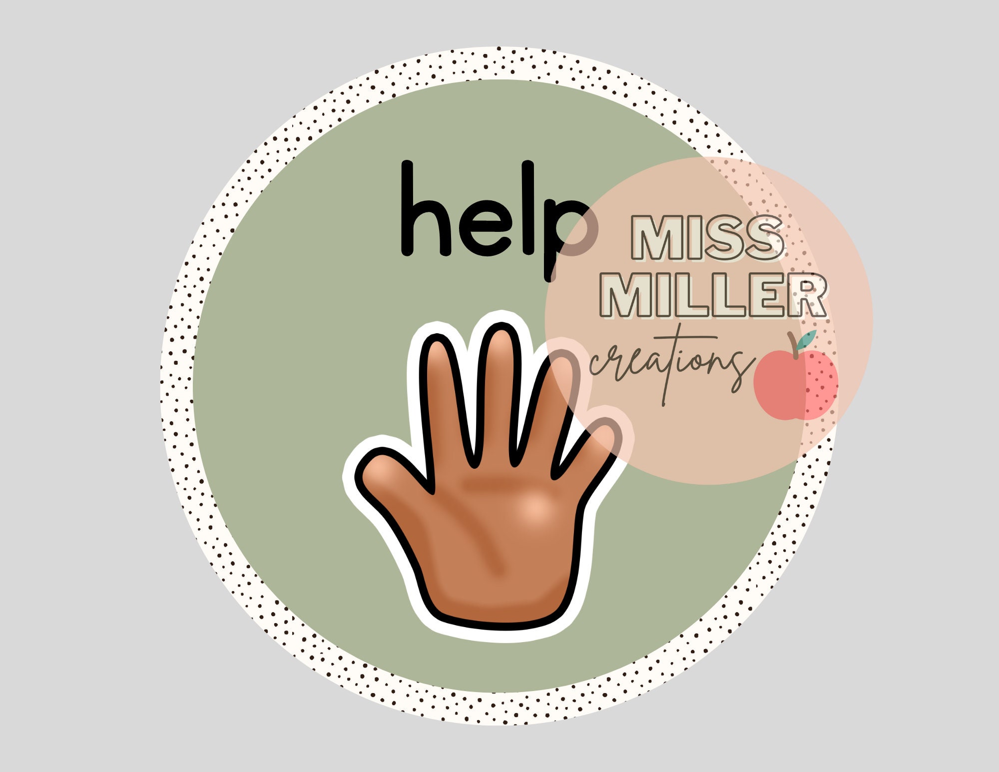 Boho Tropics Hand Signals Classroom Posters [editable] - Etsy