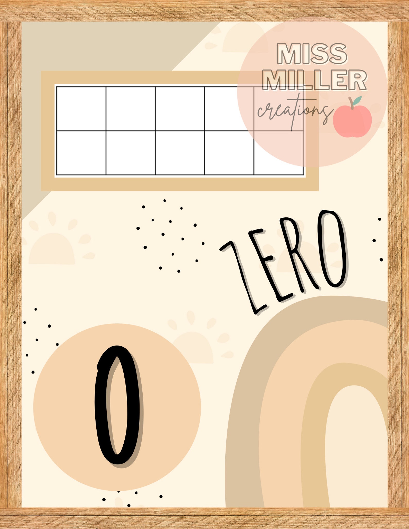 Neutral Boho Rainbow Classroom Number Posters - Etsy
