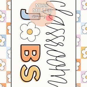 Daisy Dreams Class Jobs Display [editable] - Etsy