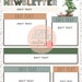 Winter Newsletter Template editable - Etsy