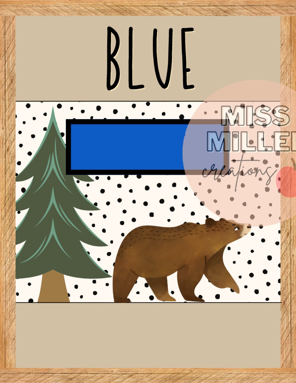 Woodland Classroom Color Posters | Etsy