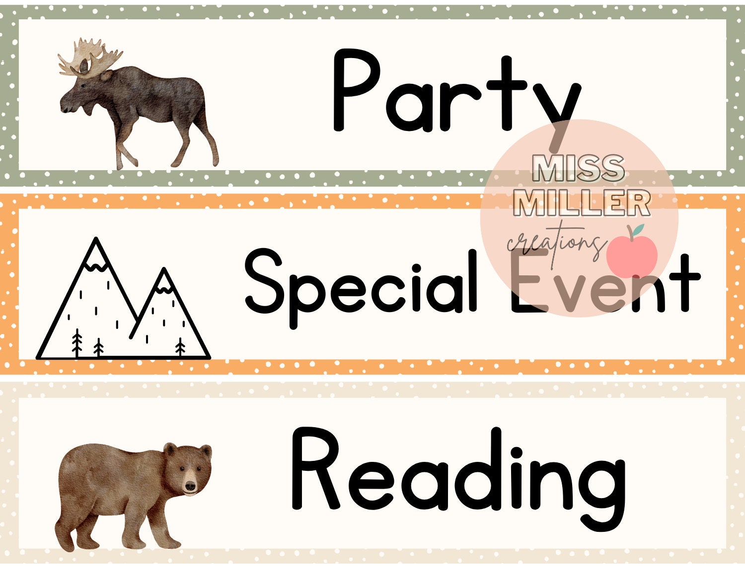 Adventure Classroom Schedule [editable] - Etsy