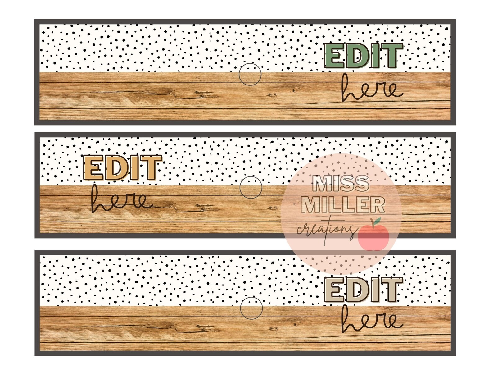 Woodland 10-drawer/trolley Cart Labels editable - Etsy
