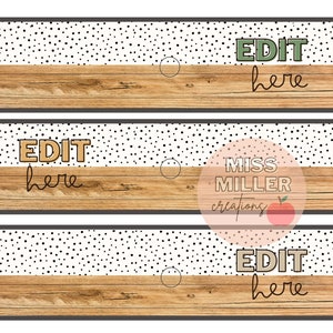 Woodland 10-drawer/trolley Cart Labels [editable] - Etsy