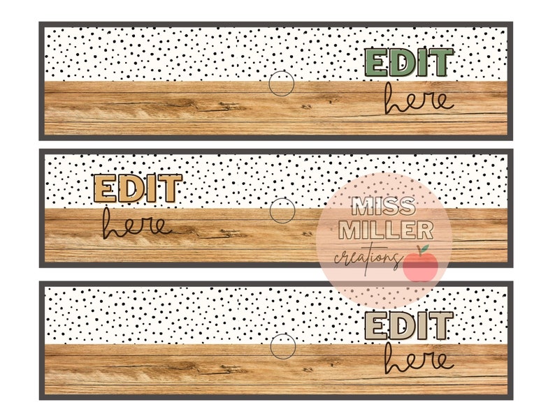 Woodland 10-drawer/trolley Cart Labels editable - Etsy
