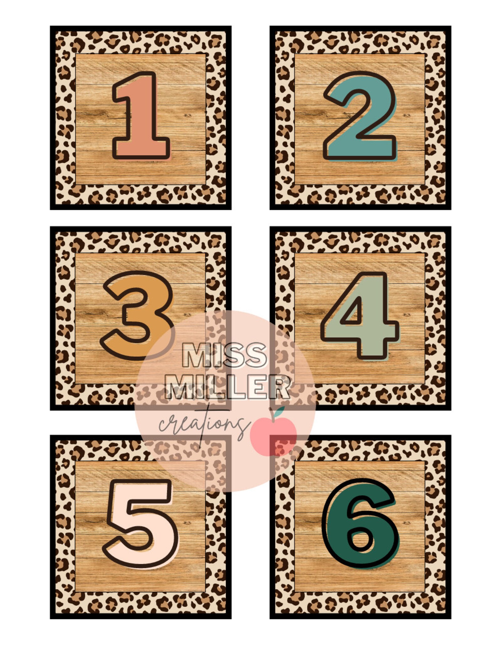 Boho TROPICS Classroom Calendar editable Features - Etsy