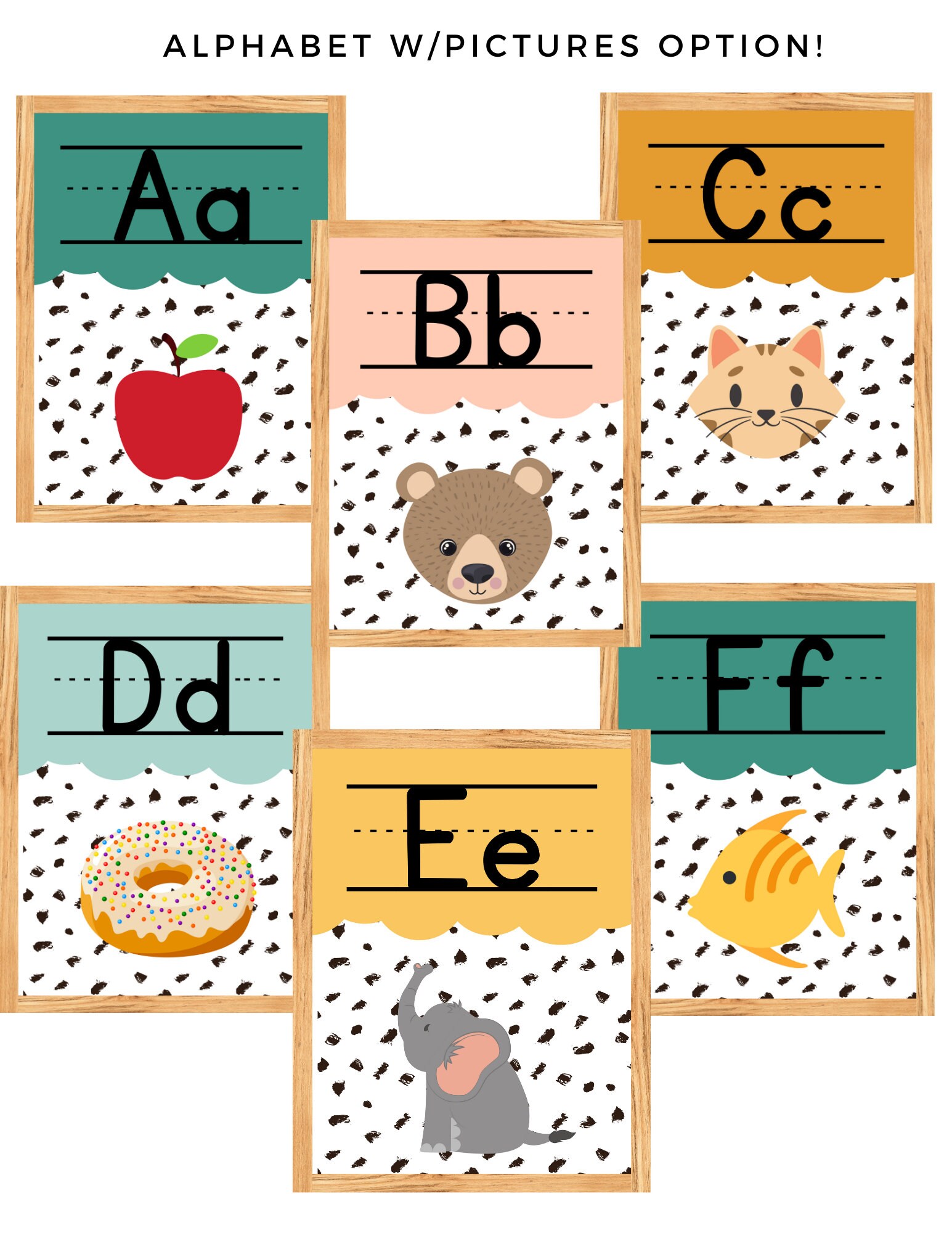 Modern Boho Rainbow Classroom Alphabet - Etsy Canada