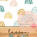 Modern Boho Rainbow Binder Covers editable - Etsy