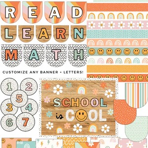 Groovy Boho Complete Classroom Collection [editable] - Etsy