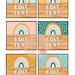 Modern Boho Rainbow Classroom Labels [editable] - Etsy